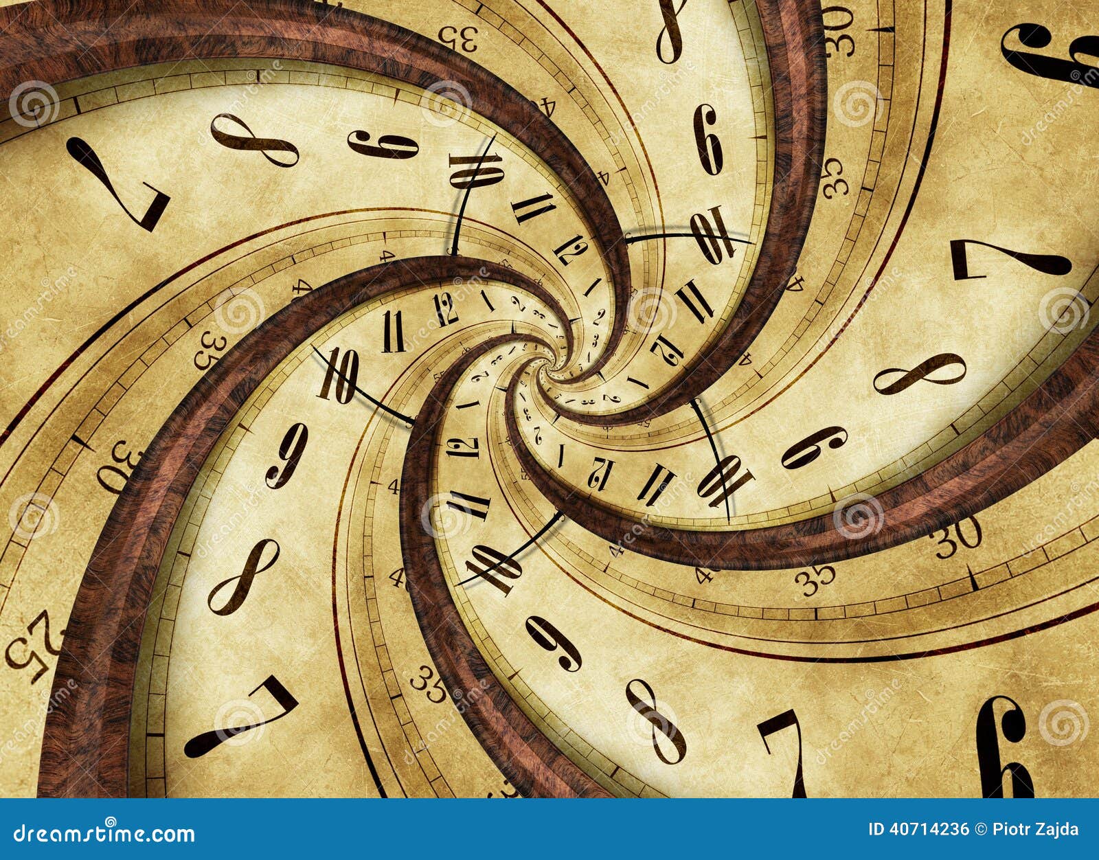 Time Twister stock illustration. Illustration of minutes - 40714236