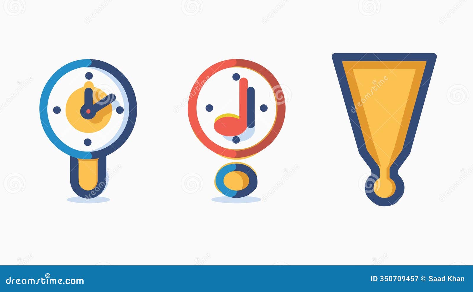 Time Upload Icon for Basic Web Concepts with Clock Symbol and Progress ...