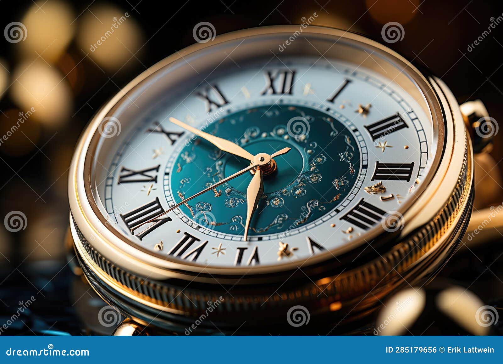 Time Visualized on a Professional Stockphoto Stock Illustration ...