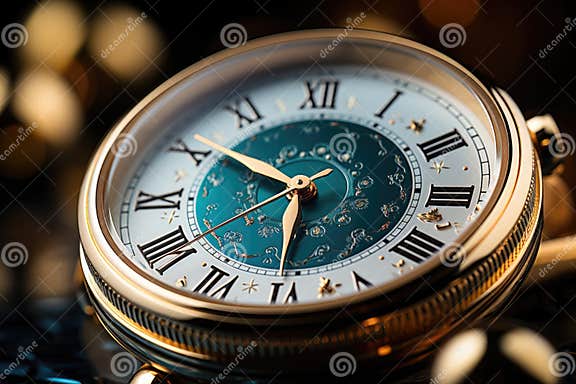 Time Visualized on a Professional Stockphoto Stock Illustration ...