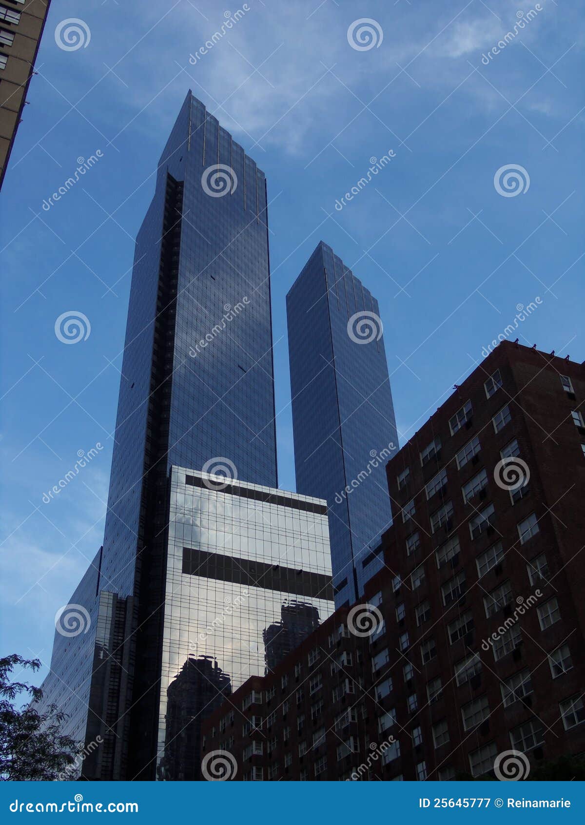 Time Warner Building in New York City Stock Image - Image of skyscraper ...