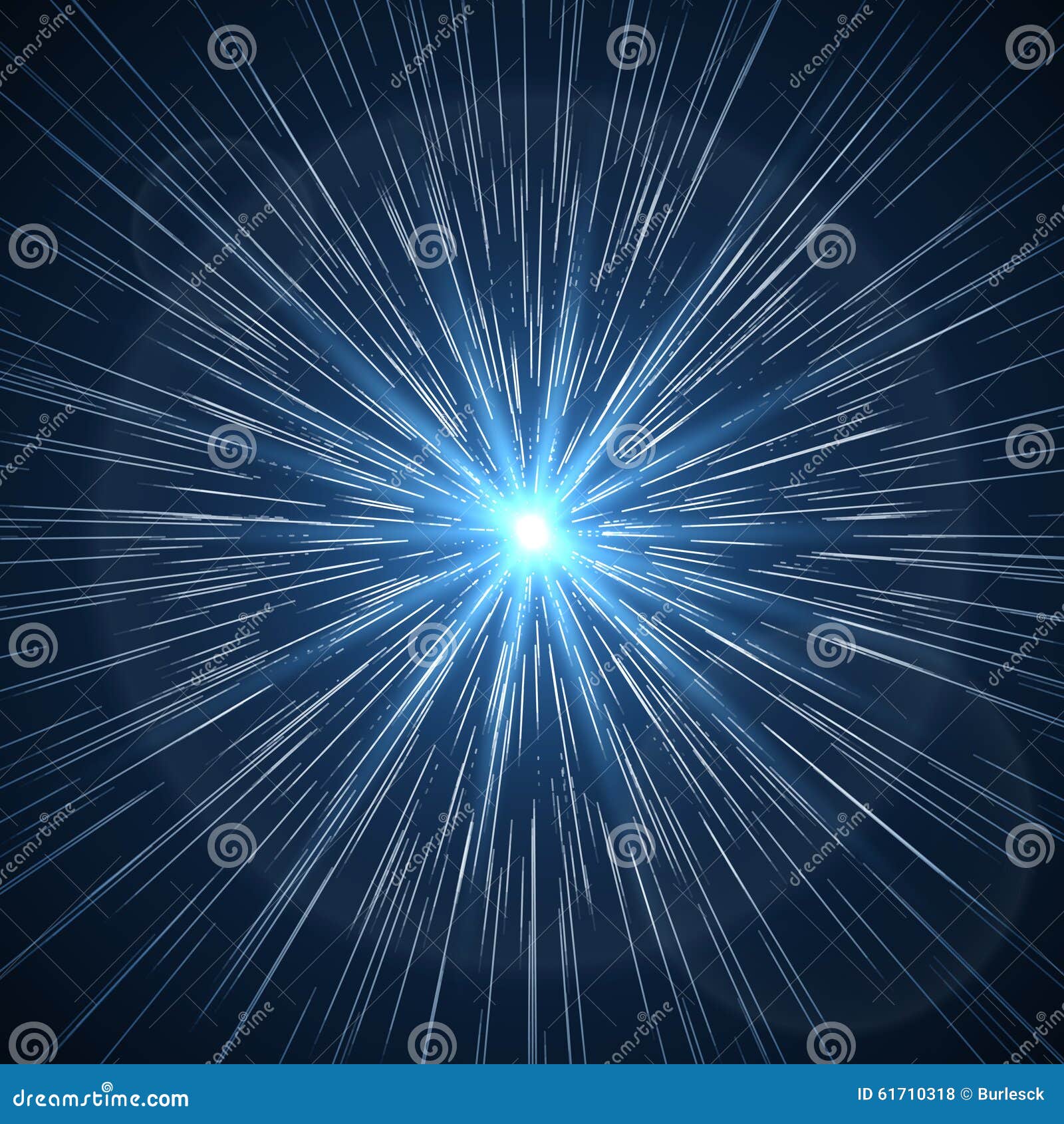 Time Warp. Supernova Starburst Vector Illustration Stock Vector ...