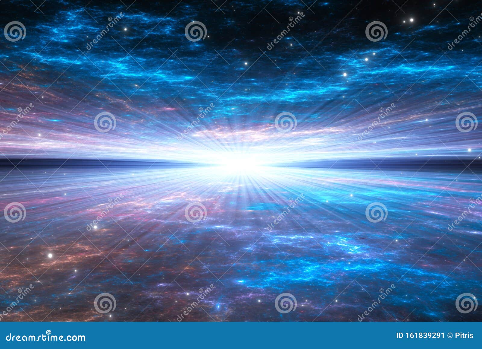Time Warp, Traveling in Space Stock Illustration - Illustration of ...