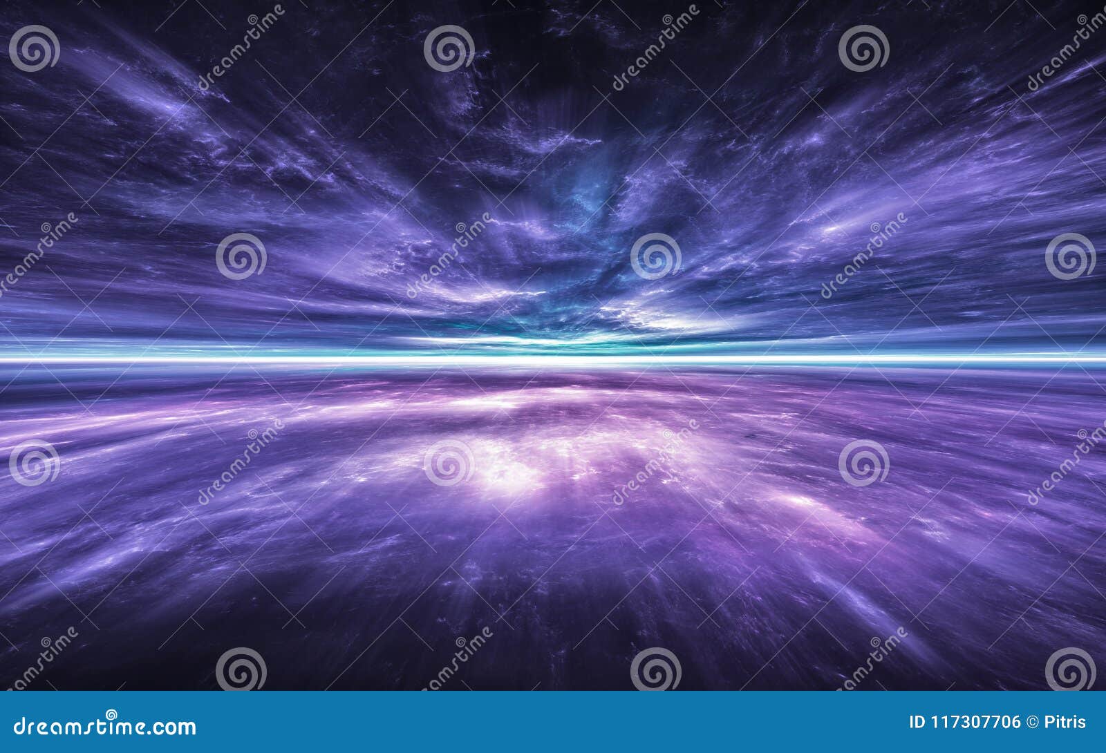 Time Warp, Traveling in Space. Time Dilation Stock Illustration ...