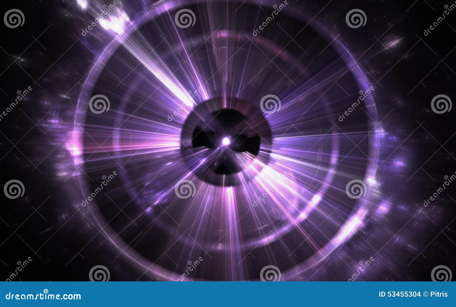 Time Warp, Traveling in Space. Stock Illustration - Illustration of ...