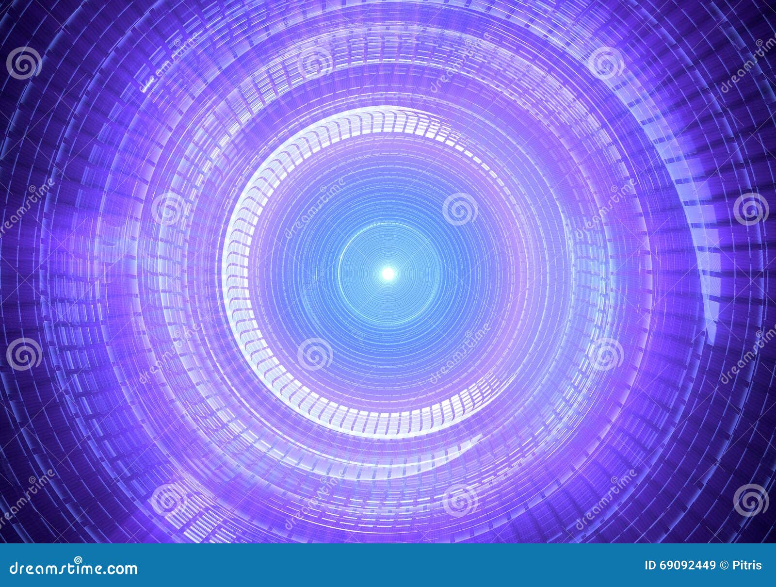 Time Warp, Traveling in Space. Stock Illustration - Illustration of ...