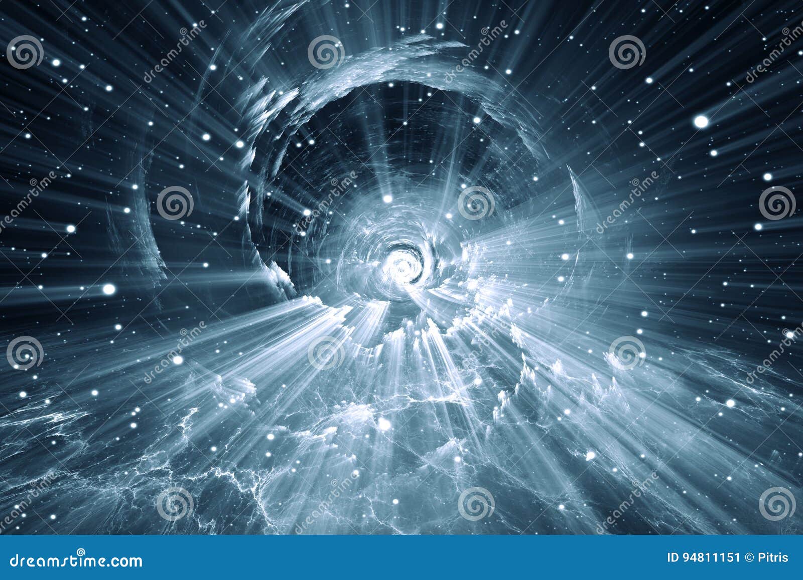 Time Warp Vortex: Vortex In Space, Bending Time And Emitting Radiant ...