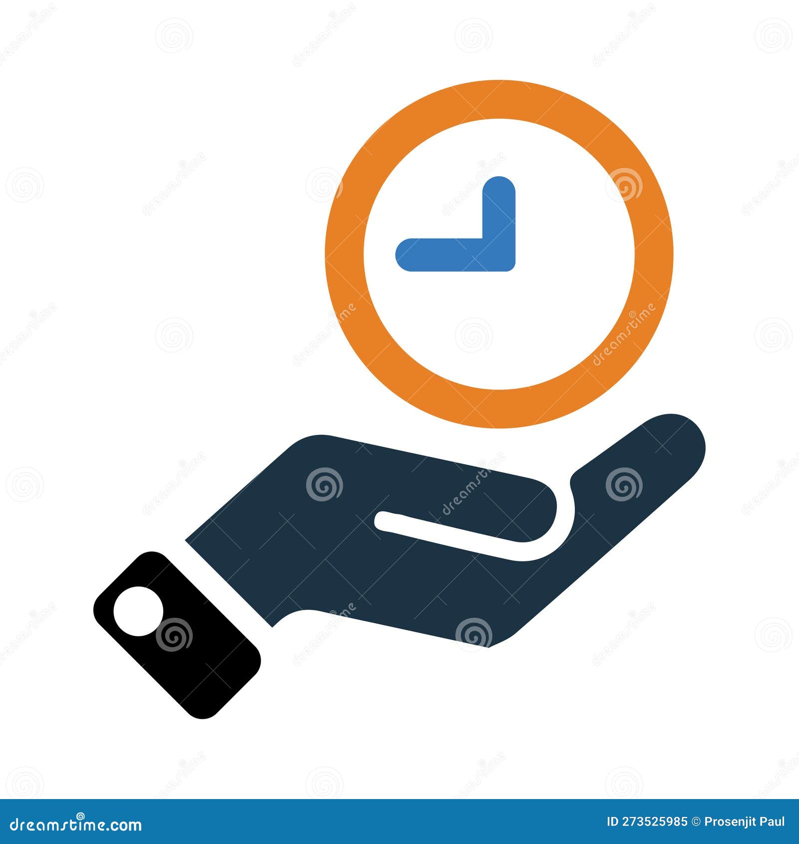 Time, Watch, Hand, Fast Delivery Time on Hand Icon Stock Vector ...