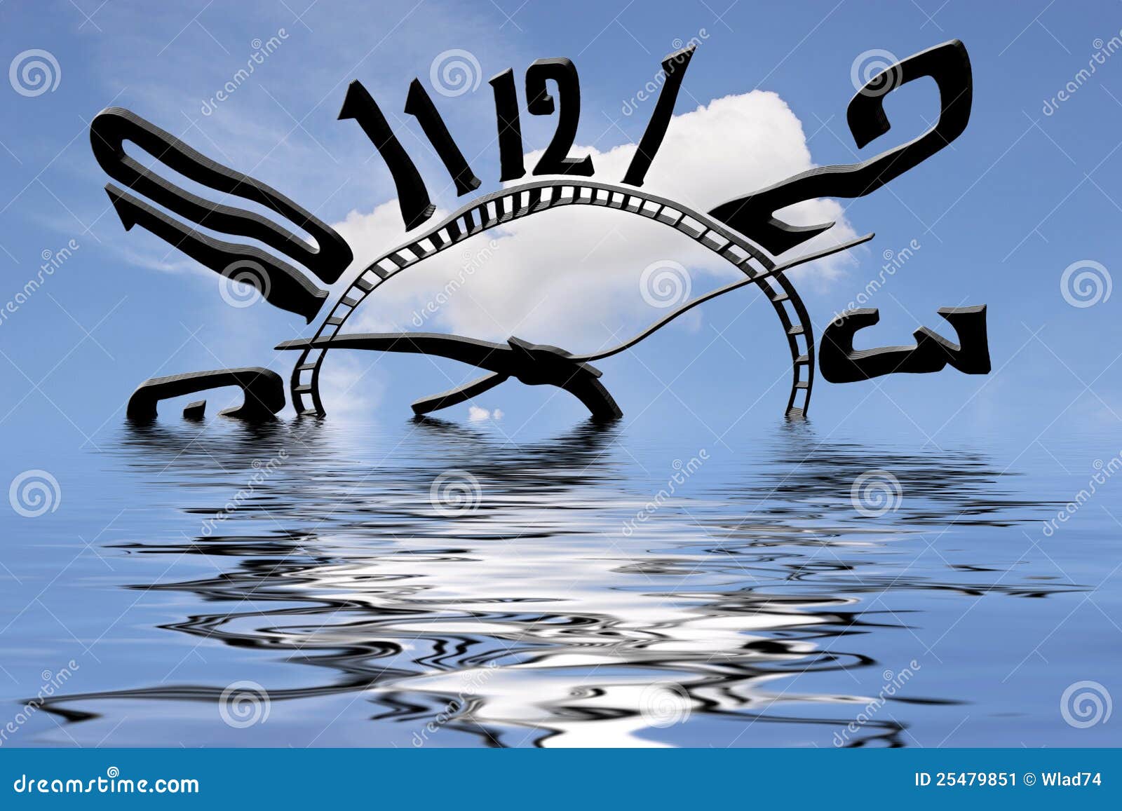 Time Flows Away Stock Image | CartoonDealer.com #19166593