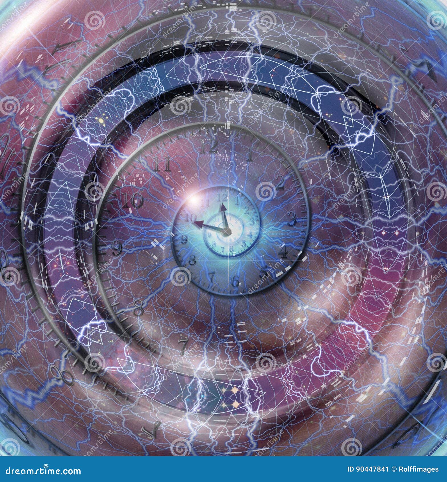 God Time Chronos Silhouette Ancient Mythology Fantasy Cartoon Vector ...