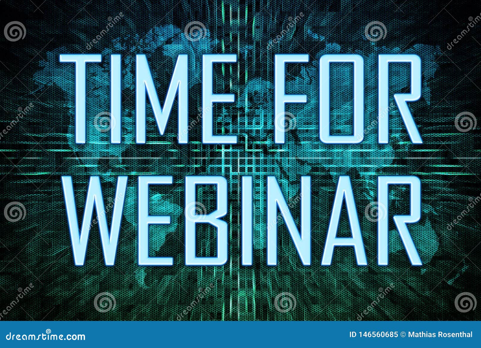 Time for Webinar stock illustration. Illustration of university - 146560685