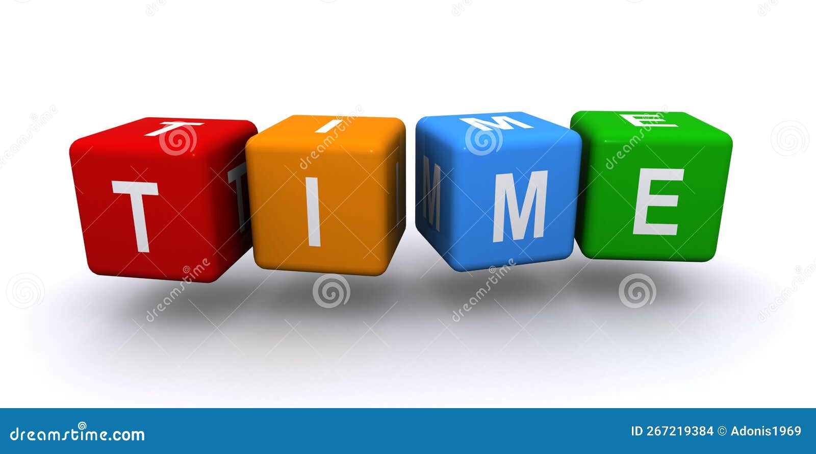 Time word block on white stock illustration. Illustration of crossword ...