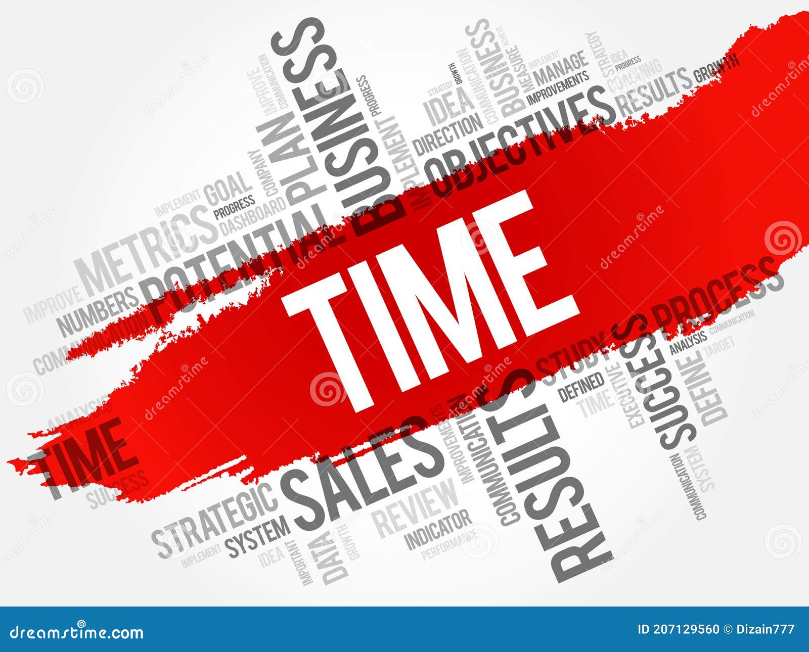 Time word cloud stock illustration. Illustration of conscious - 207129560