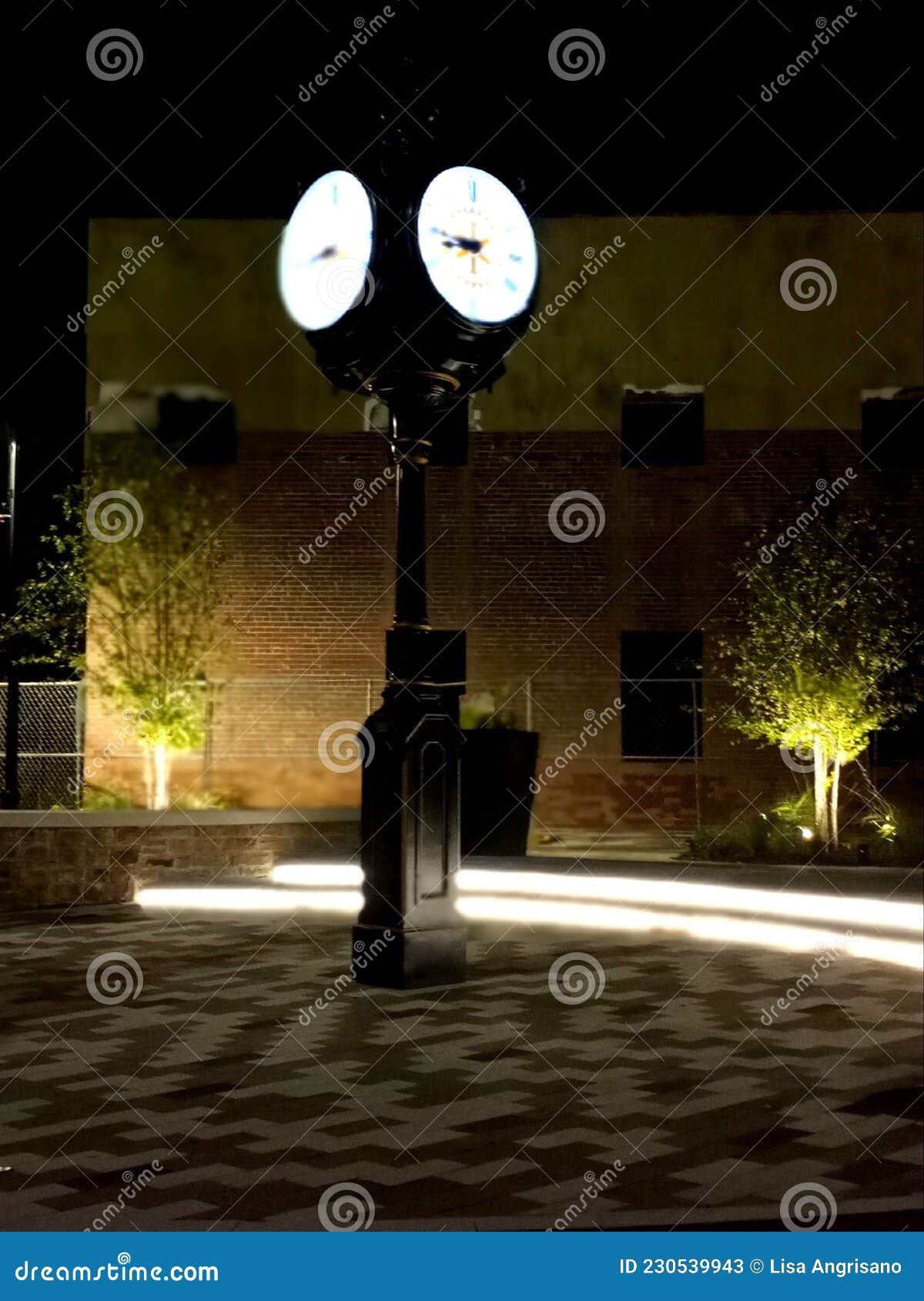 Time World Night Clocks Stand Still Stock Image - Image of sunlight ...