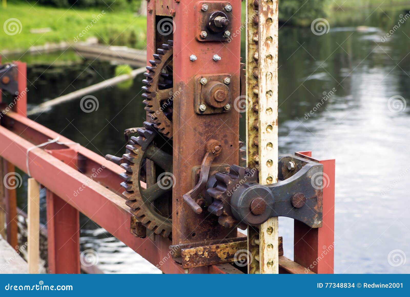 Rusty Mechanism. Rust Bolts And Gears. Texture Of Rusty Metal. Royalty ...
