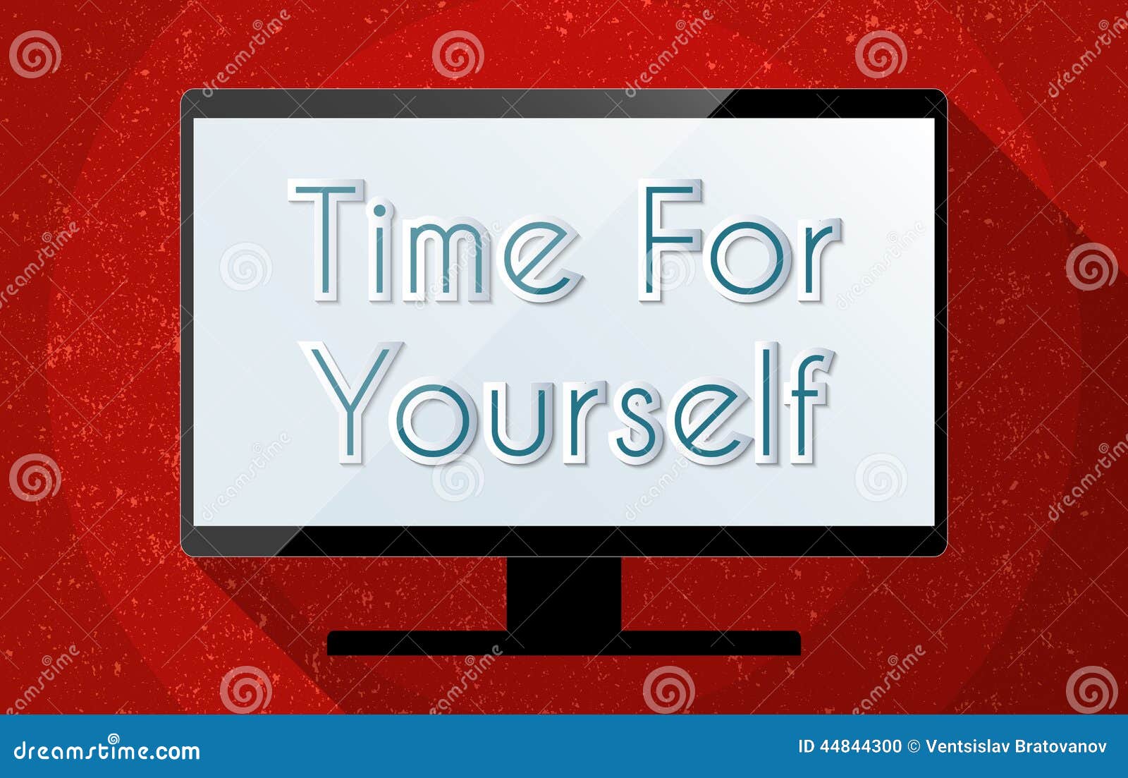 Time for yourself stock illustration. Illustration of inspiration ...