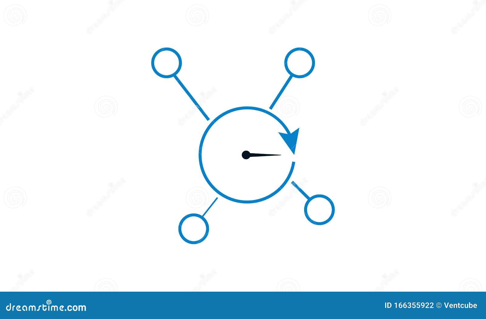 Time Zone Blue Map. Detailed World Map With Countries Names Vector ...