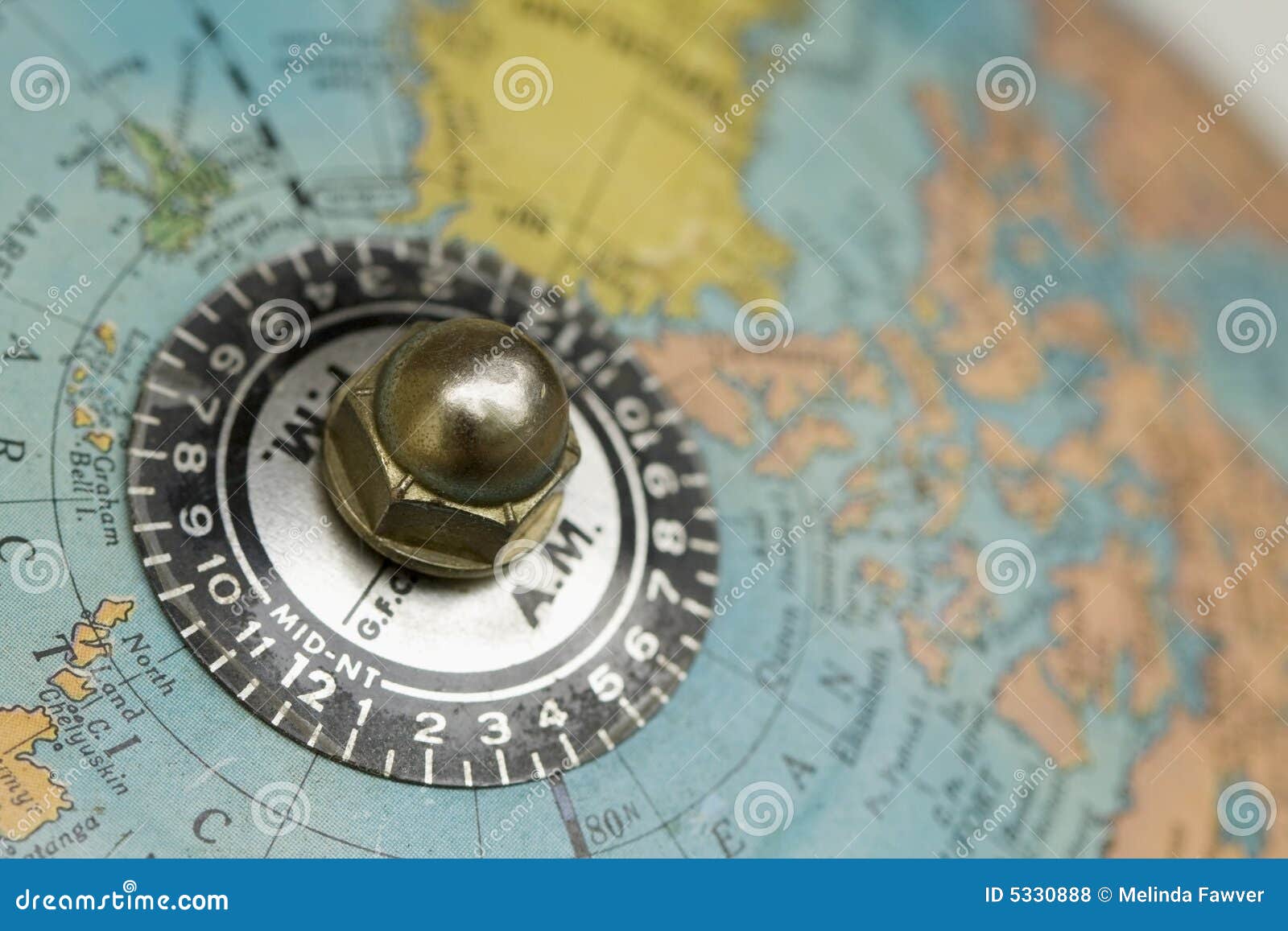 Time Zones Globe stock photo. Image of obsolete, travel - 5330888