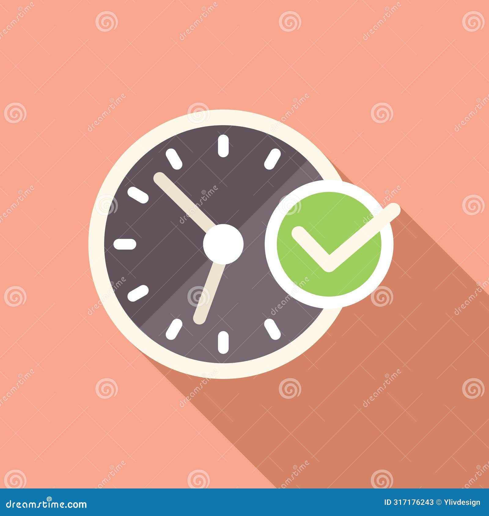 Timeframe Duration Plan Icon Flat Vector. Agenda Period Stock ...
