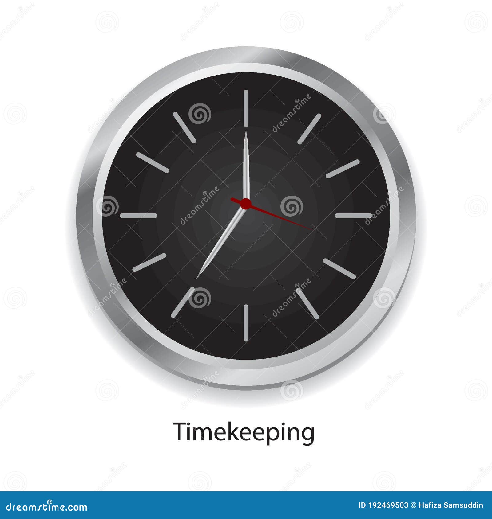Timekeeping Concept. Vector Illustration Decorative Design Stock Vector ...