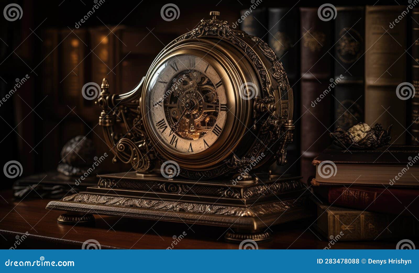 Timekeeping Marvel Exquisite Mechanical Clock Displays Precise Movement ...