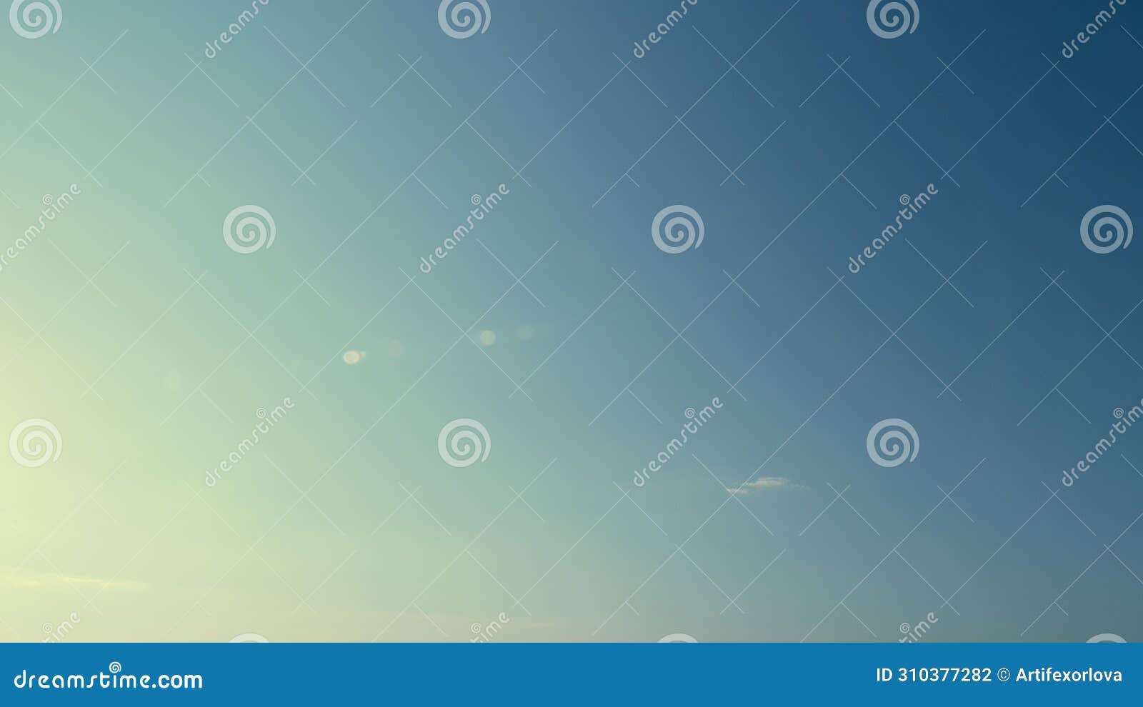 Blue Sky Background and White Clouds Soft Focus. Blue Sky is Covered by ...