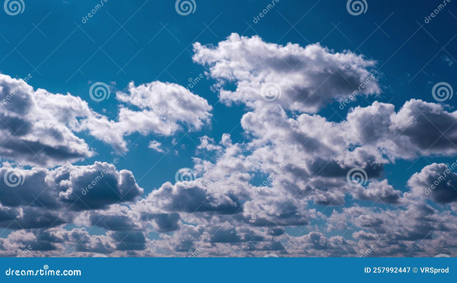 Timelapse of Cumulus Clouds Moving in the Blue Sky Stock Video - Video ...