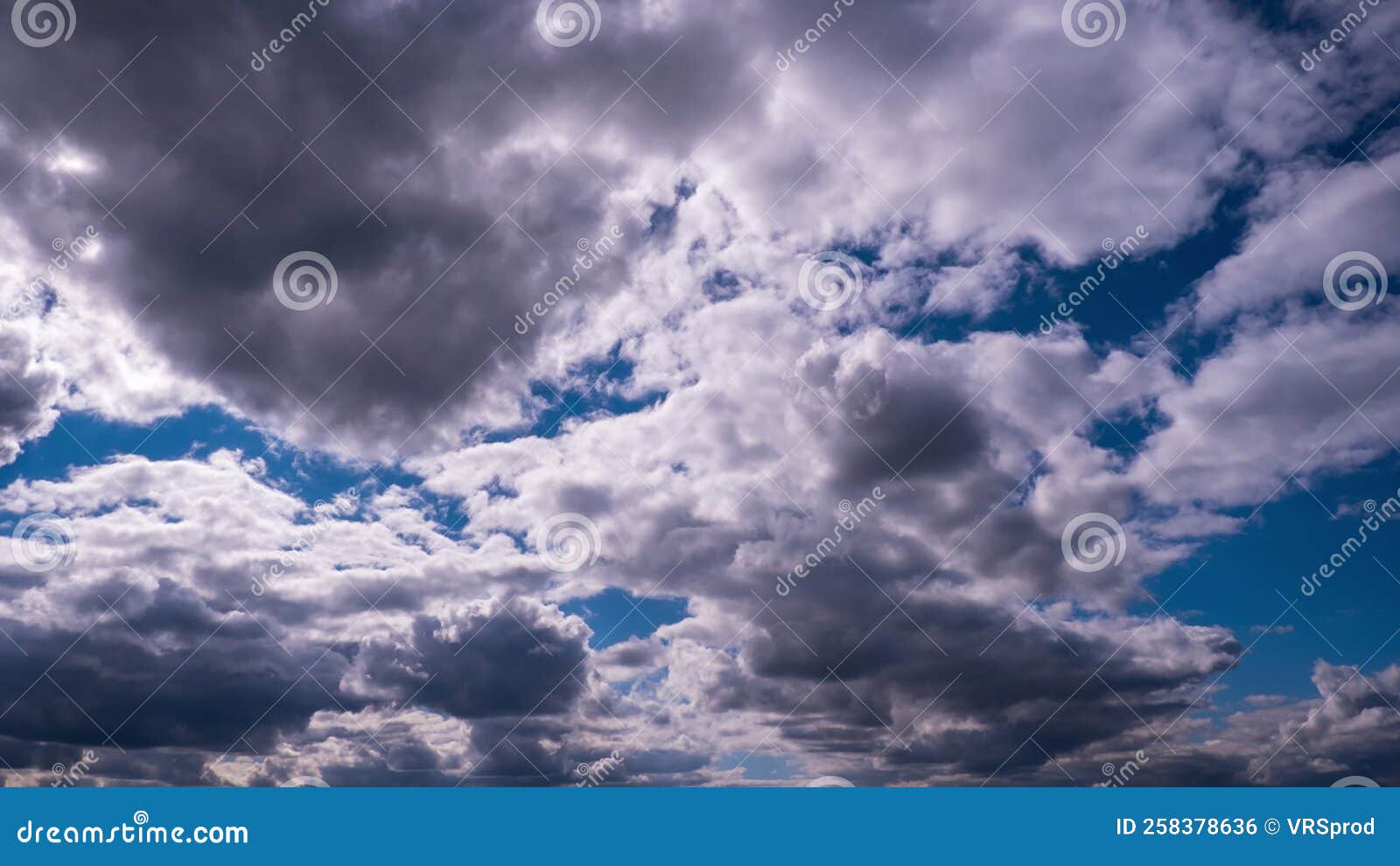 Timelapse of Cumulus Clouds Moving in the Sky Stock Footage - Video of ...