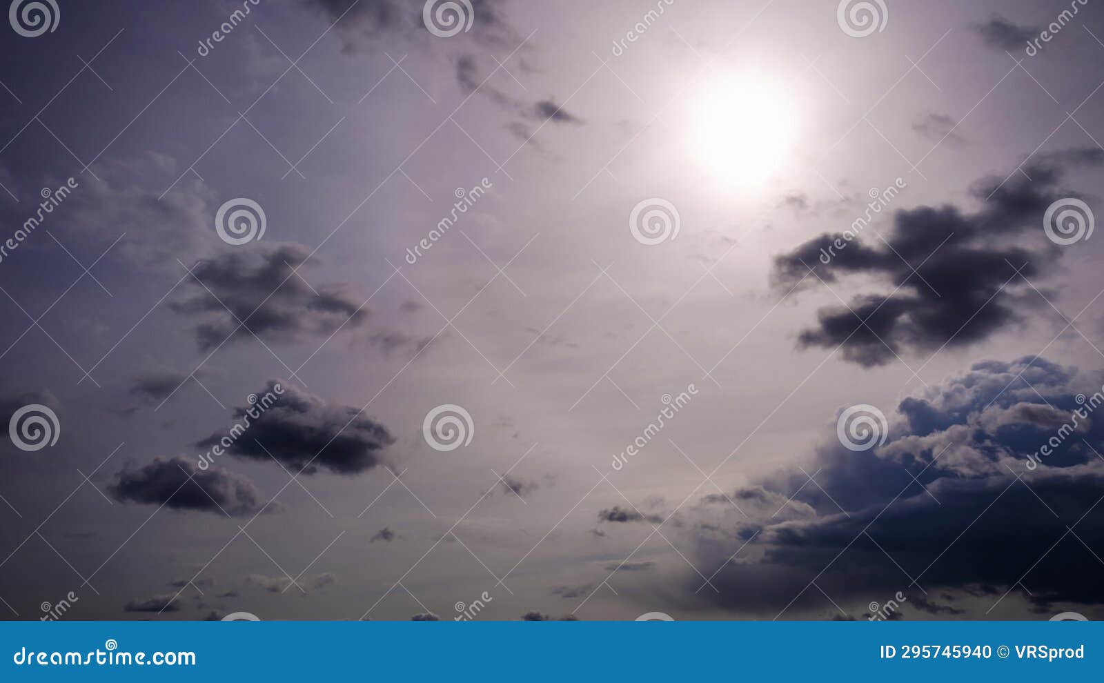 Timelapse of Cumulus Dark Clouds Moving in the Sky Stock Footage ...