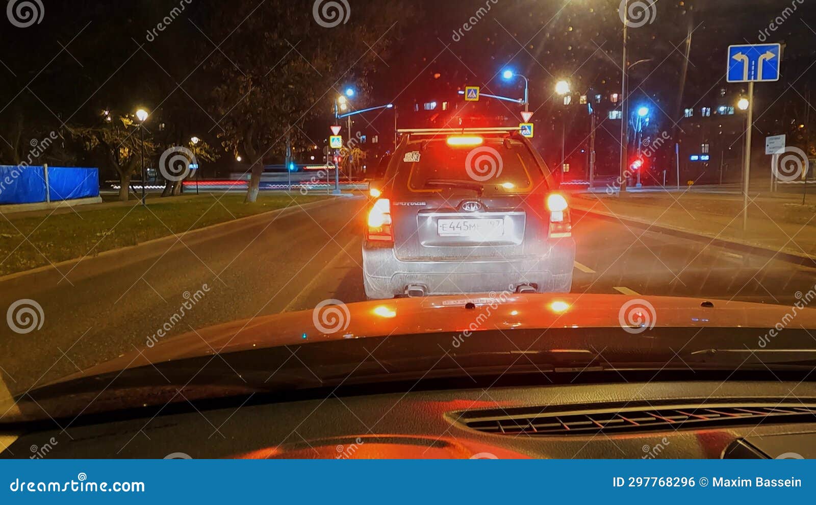 Timelapse Footage of a Fast Night Trip through a Big City Ending in a ...