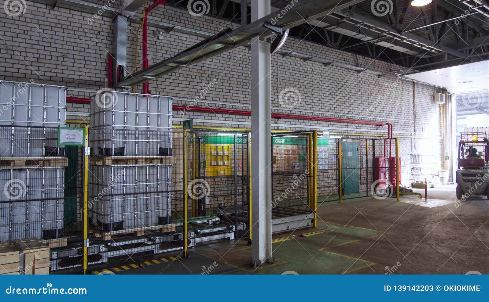 Timelapse Plastic Containers on Production Line in Storage Stock Video ...