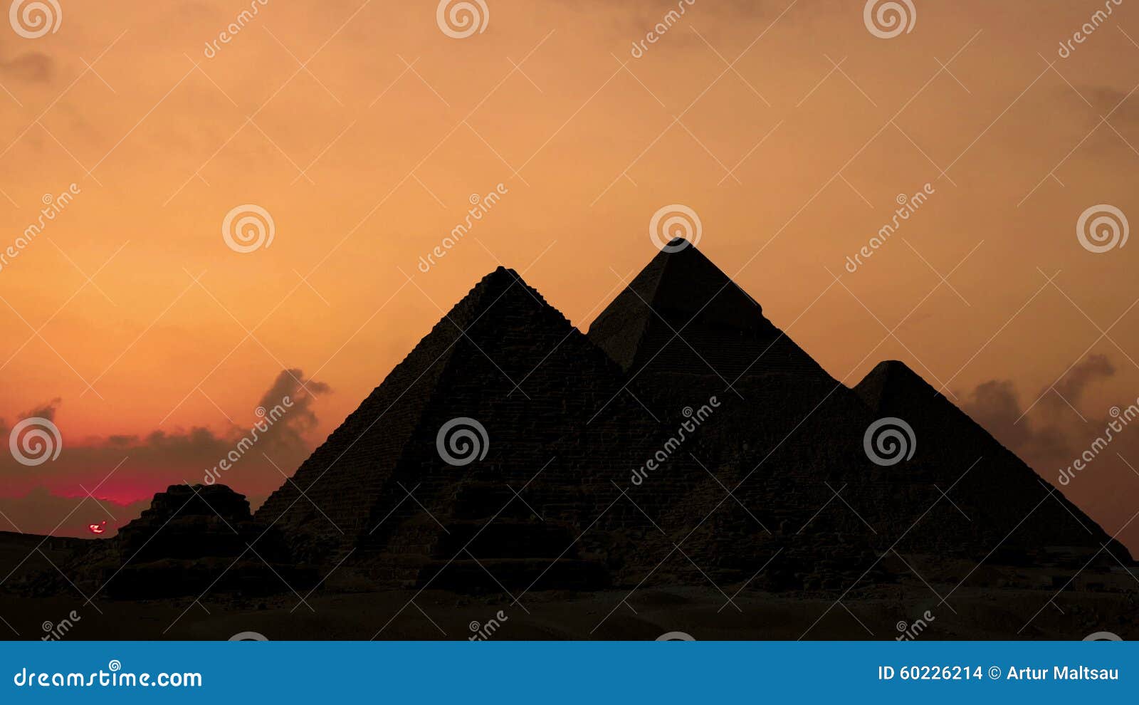 Timelapse. Sunrise Over Pyramids in Giza Egypt. Stock Footage - Video ...