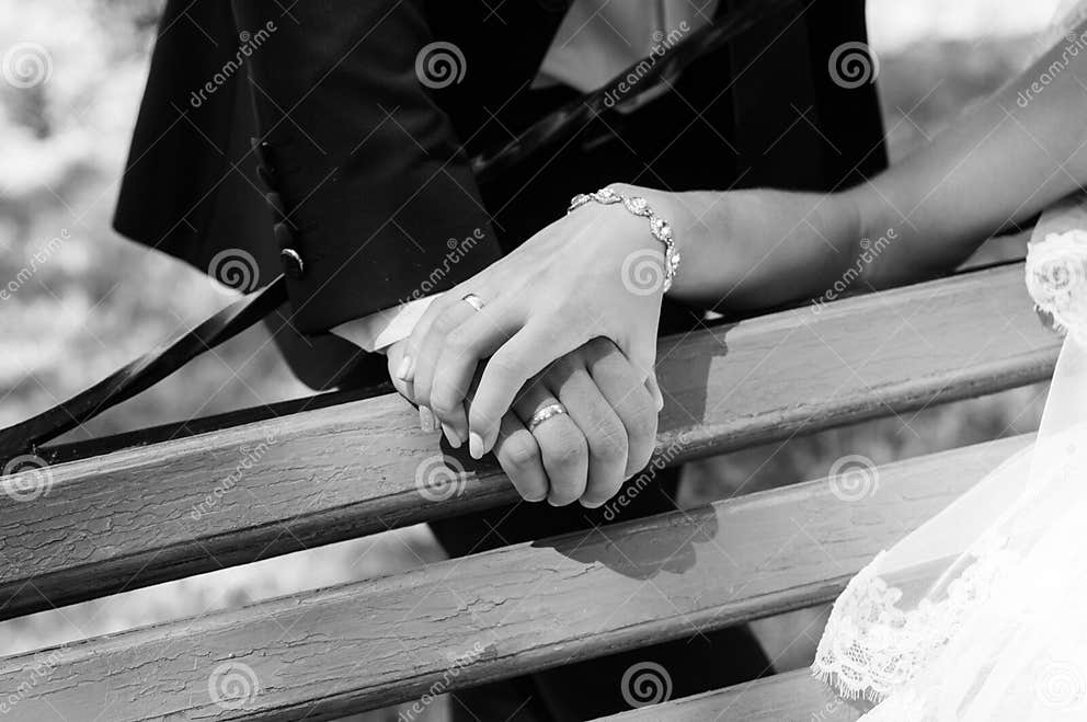 A Timeless Expression of Love: the Interlocking Hands of a Newlywed ...