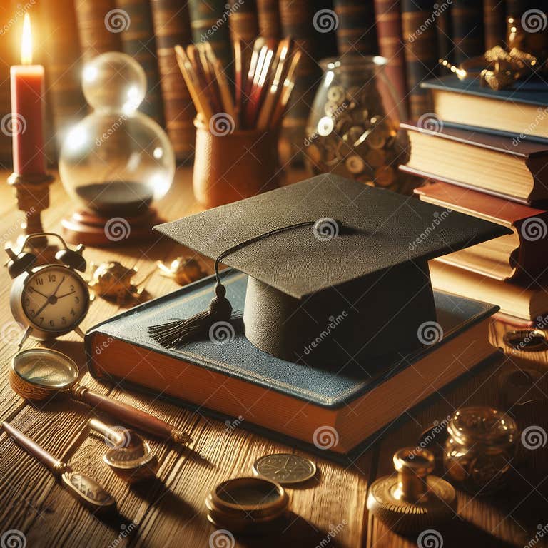 Timeless Learning Legacy stock image. Image of tassel - 311219047