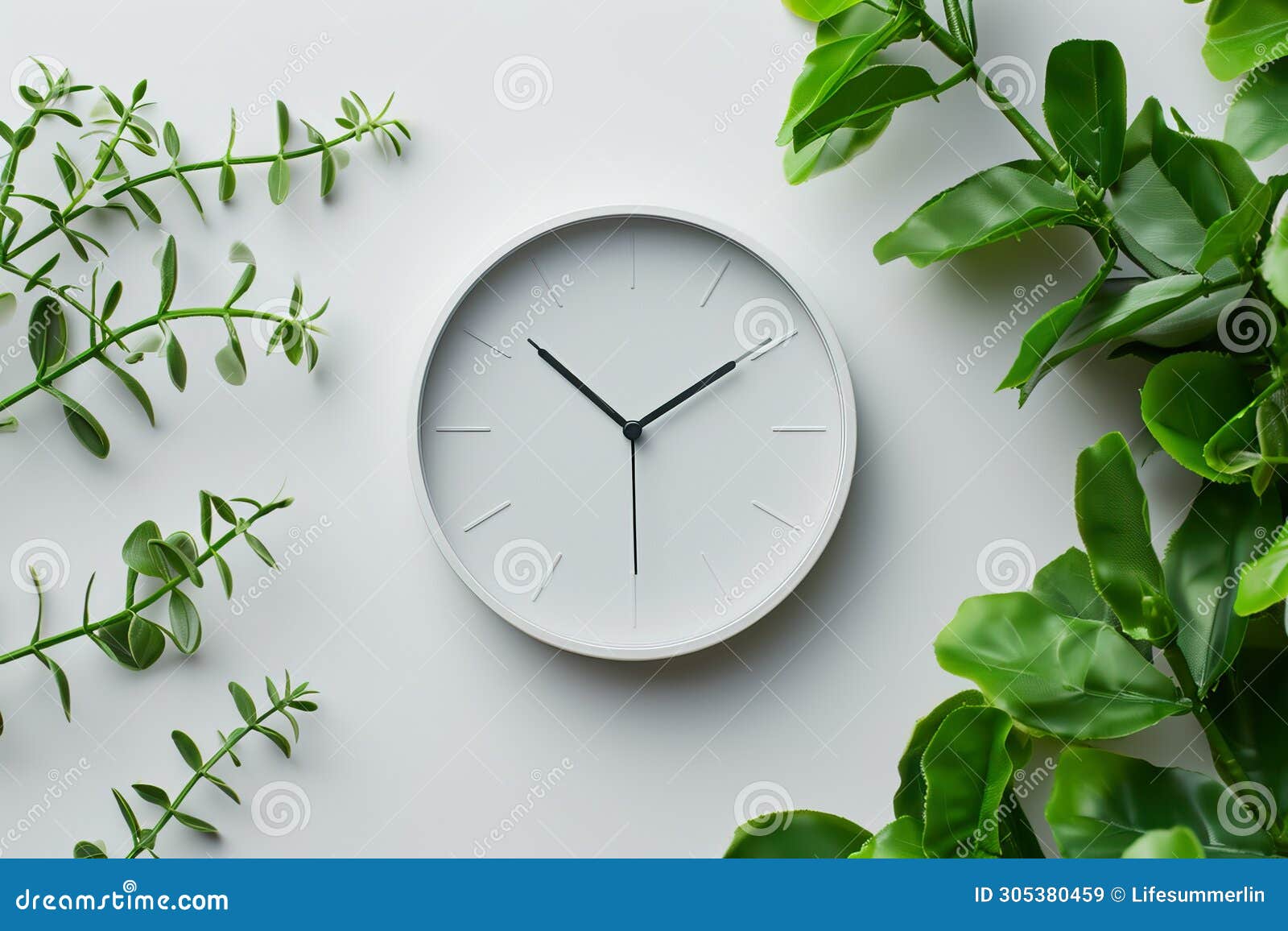 Timeless Simplicity: Minimalist Clock Design... Stock Illustration ...