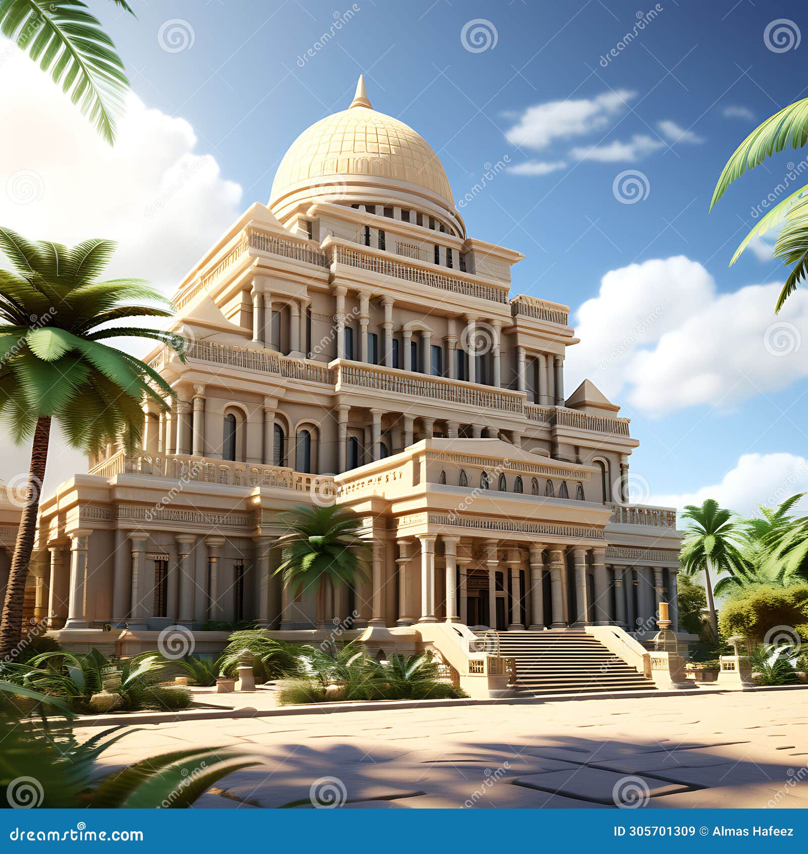 Timeless Splendor: Ancient Roman Palazzo Illuminated In Striking ...