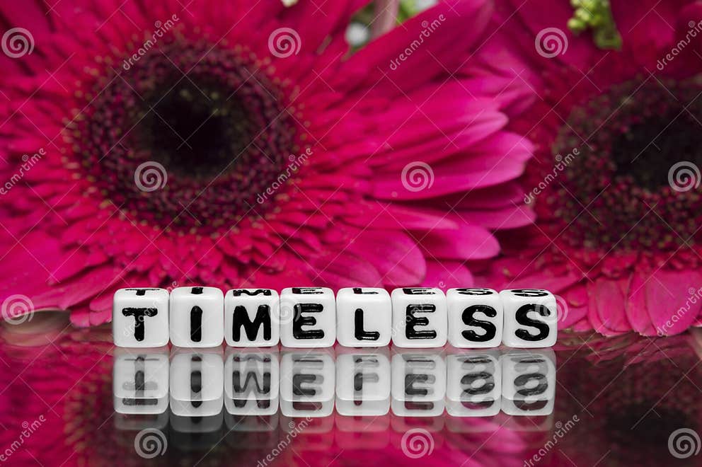 Timeless Text Message with Flowers Stock Photo - Image of memory ...