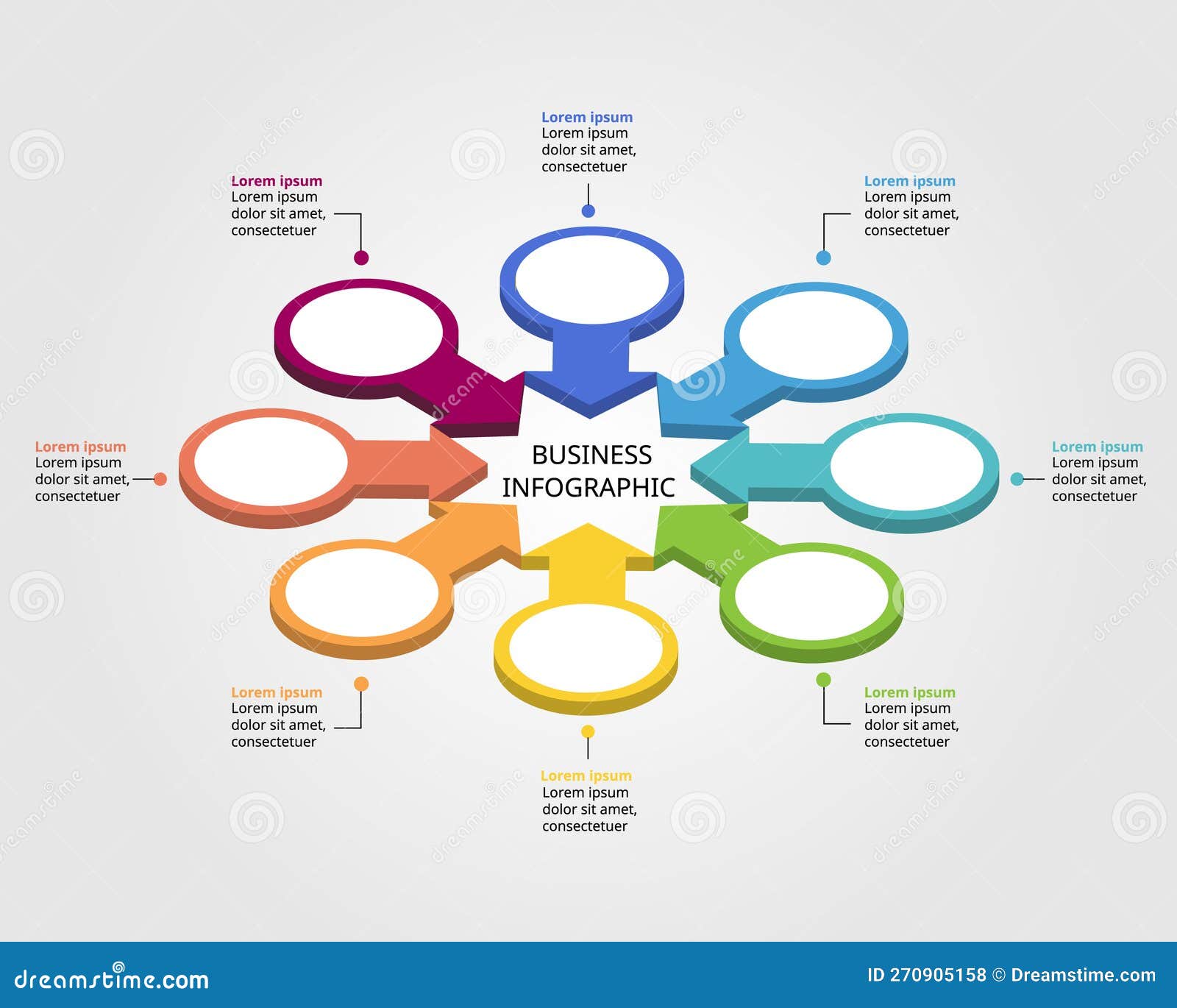 Timeline Arrow Circle Chart Template for Infographic for Presentation ... Timeline Arrow Circle Chart Template for Infographic for Presentation ...