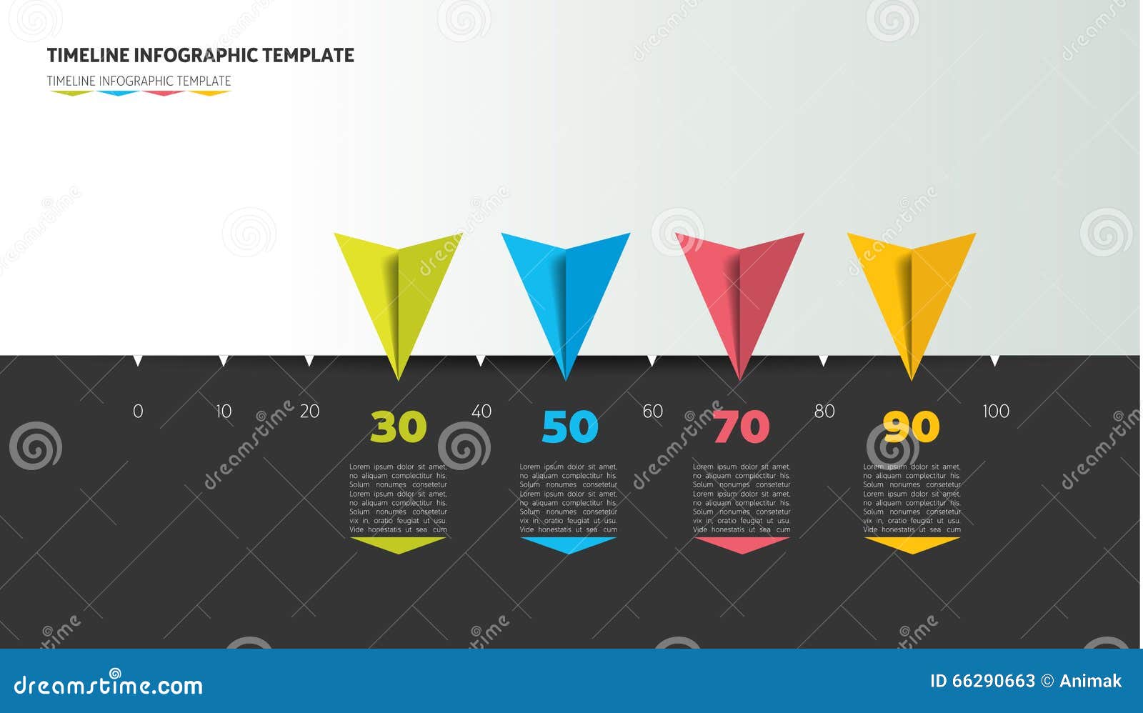 Timeline Arrow Template. Horizontal Line Stock Vector - Illustration of ... Timeline Arrow Template. Horizontal Line Stock Vector - Illustration of ...