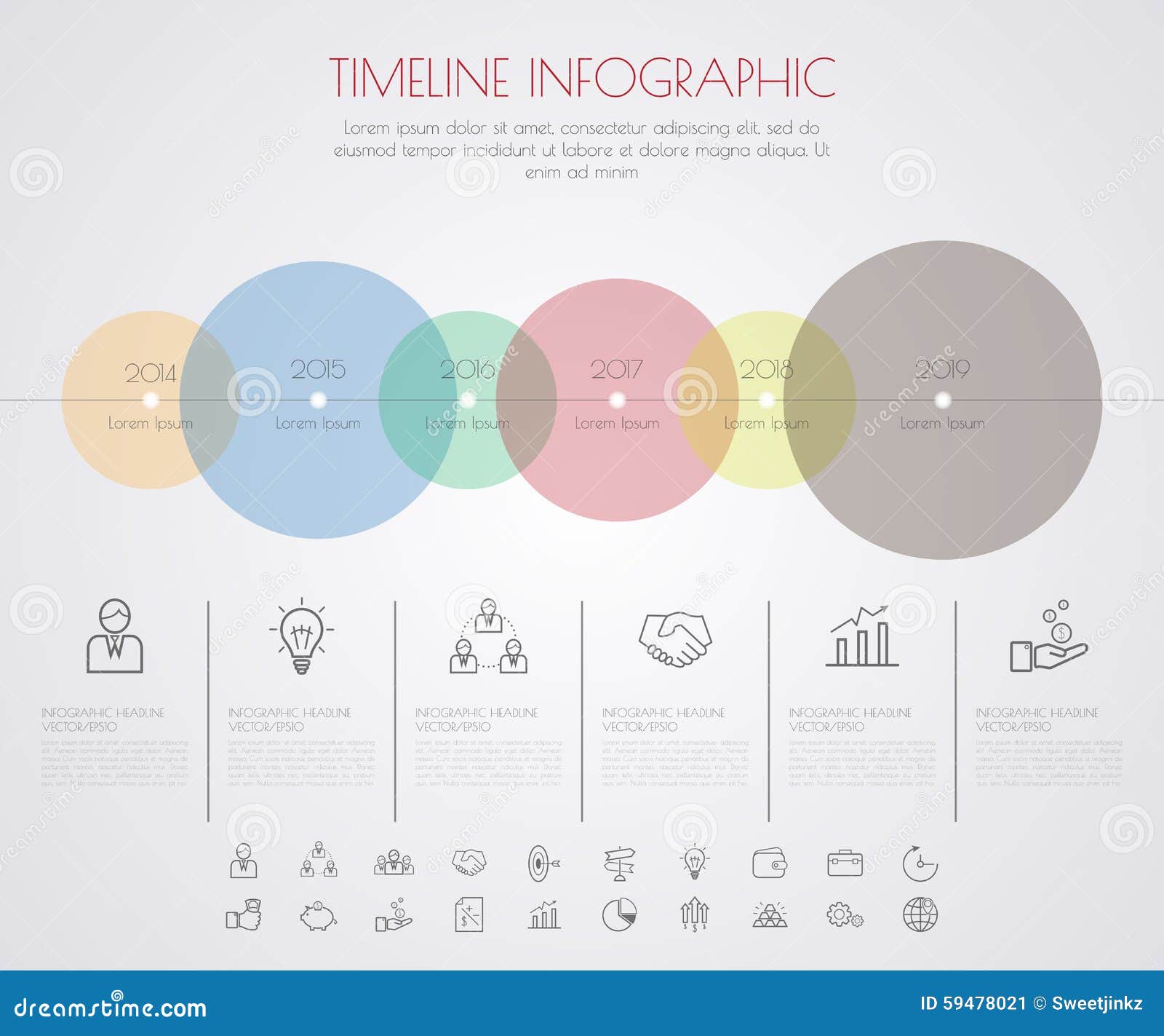Timeline Circles Infographic. Flat Vector Design Template. Stock Vector ... Timeline Circles Infographic. Flat Vector Design Template. Stock Vector ...