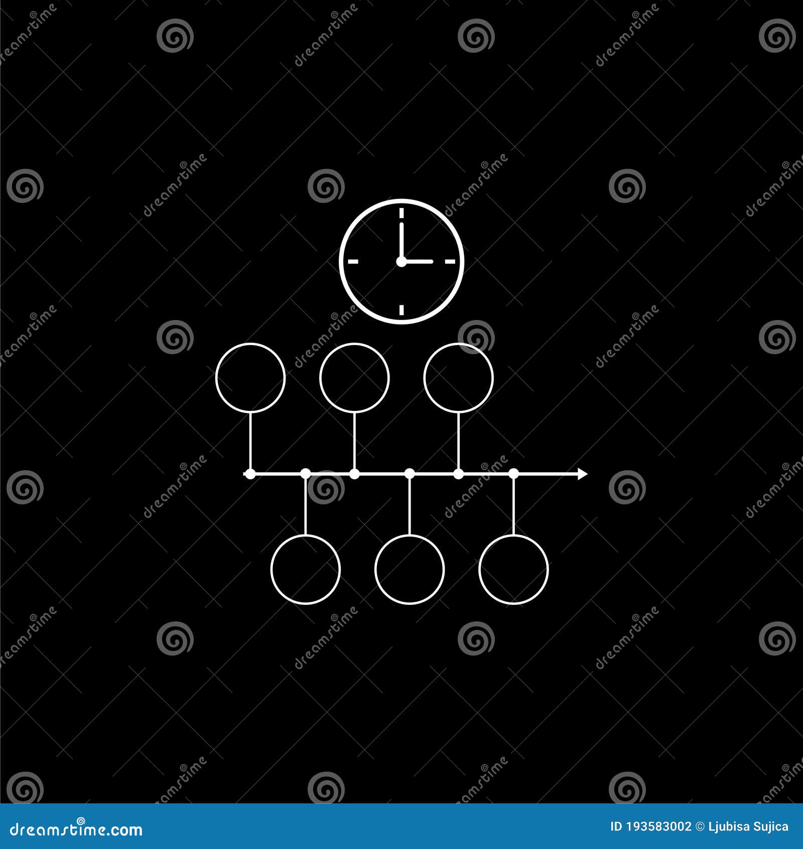 Timeline Icon Vector. Map Illustration Sign. Route Symbol. Tourism Logo ...