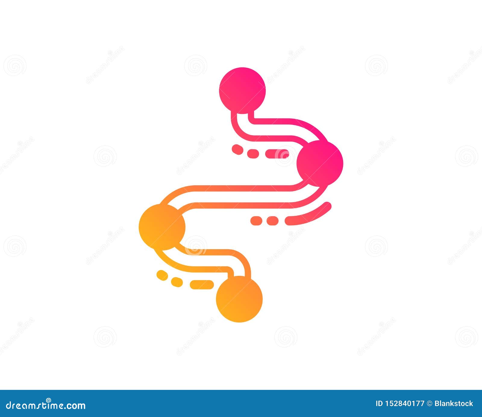 Timeline Icon. Project Process, Journey Path Sign. Vector Stock Vector ...