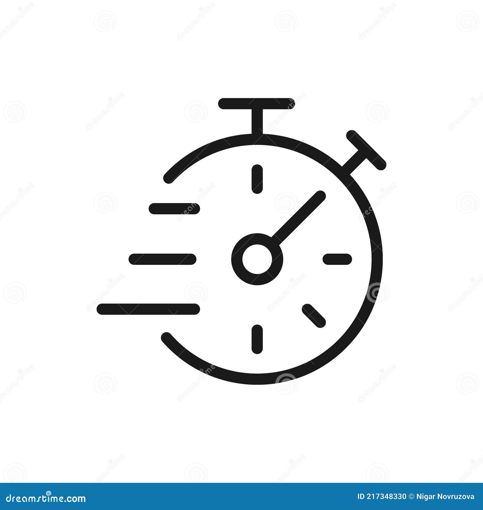 Timeline Icon Flat Style Isolated on White Background Stock Vector ...