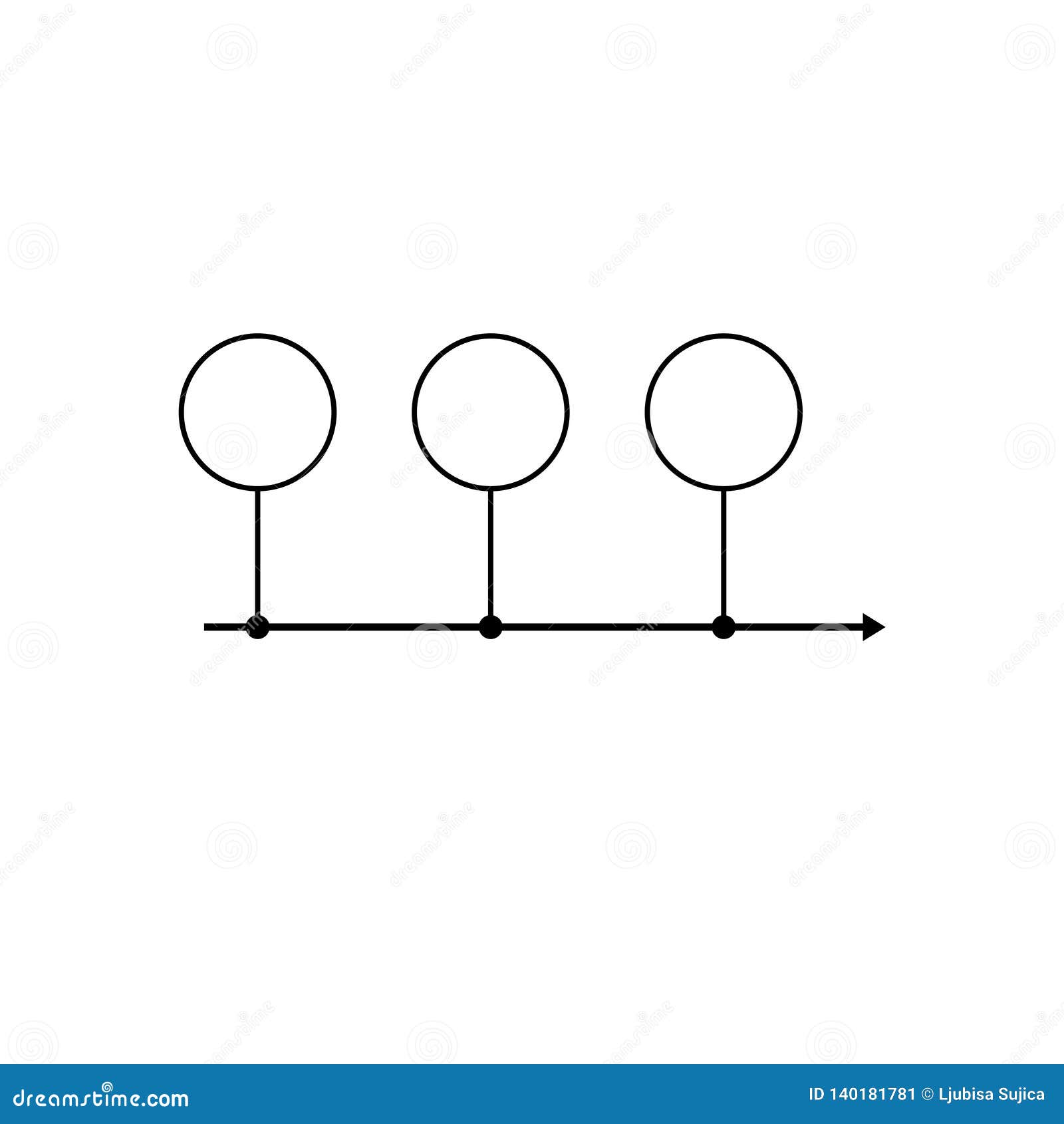 Timeline Icon Vector. Map Illustration Sign. Route Symbol. Tourism Logo ...