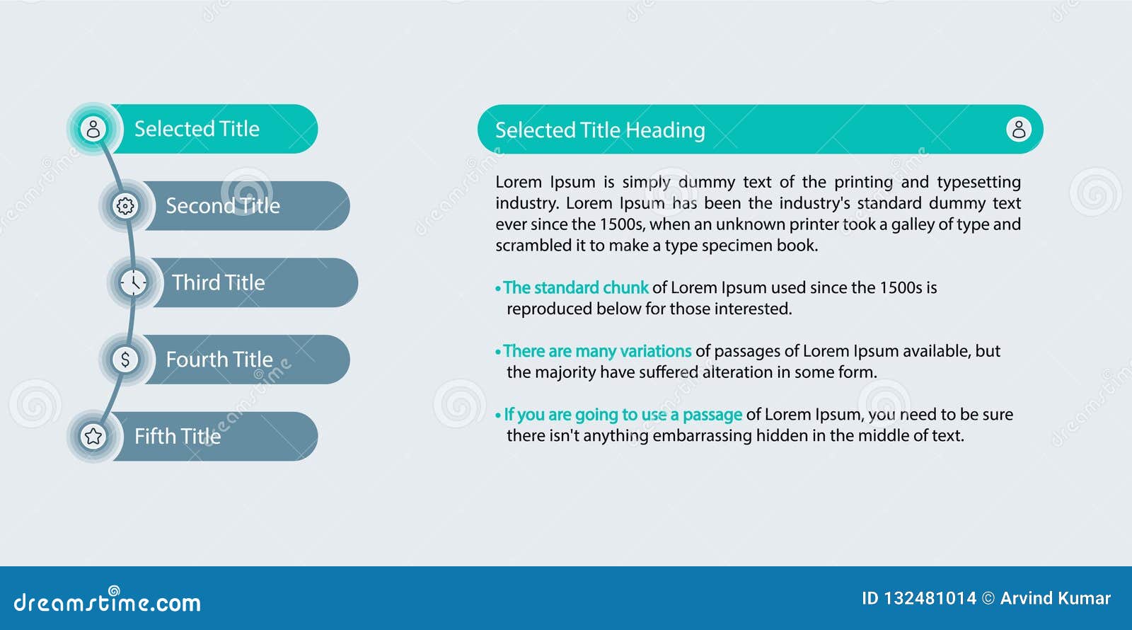 Timeline Description. 5 Steps Timeline Infographic With Global Map ...