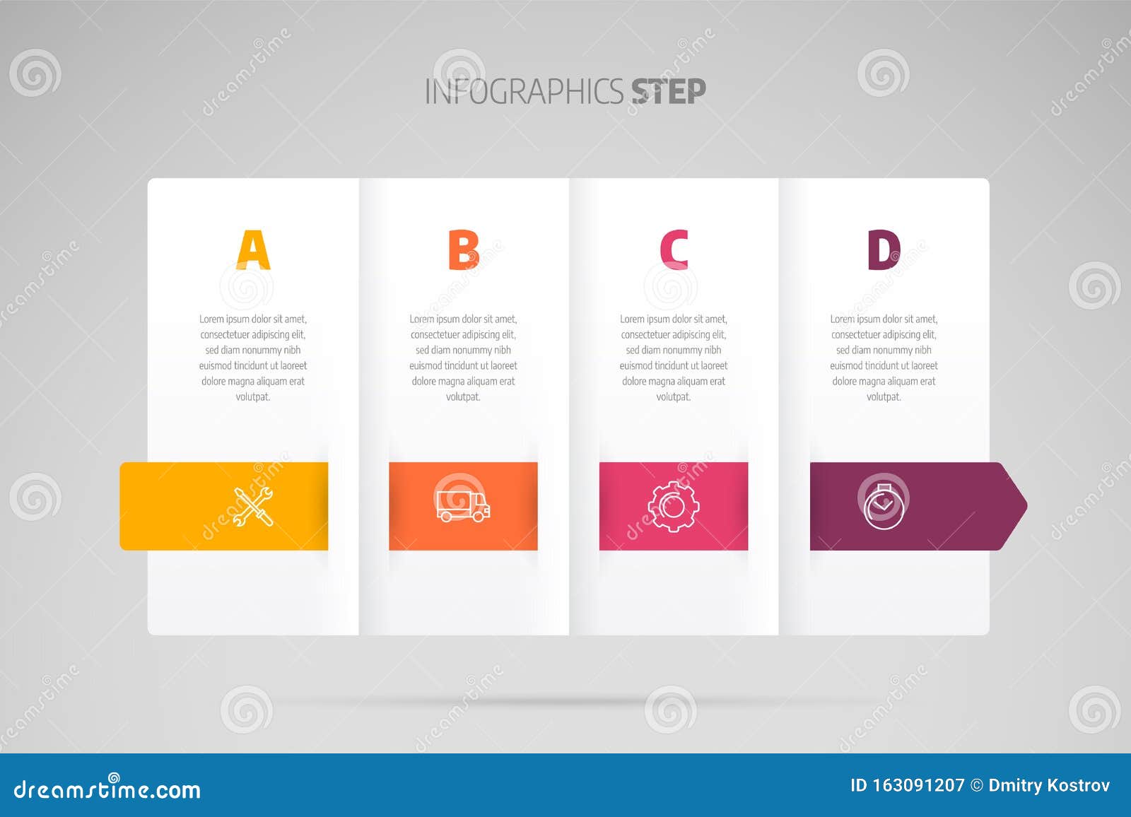 Timeline Infographic Design or Process Chart. Business Data. Stock ...