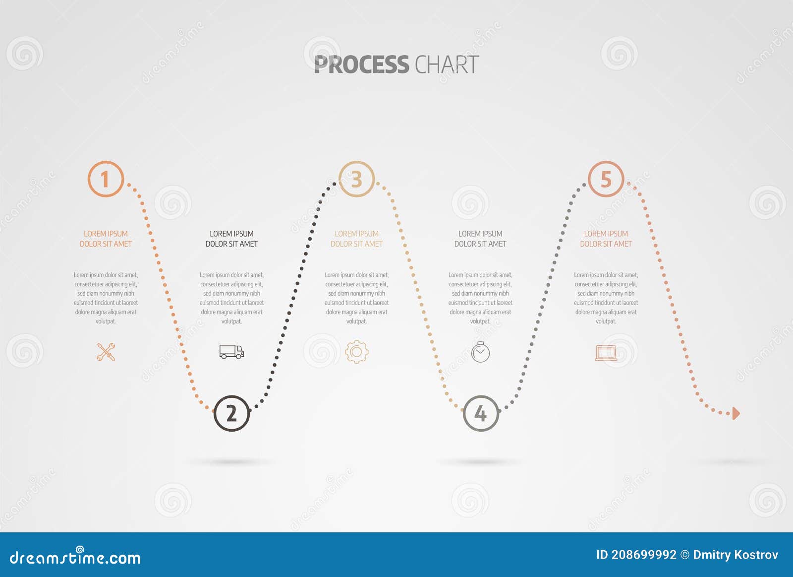 Timeline Infographic Design or Process Chart. Business Data. Stock ...
