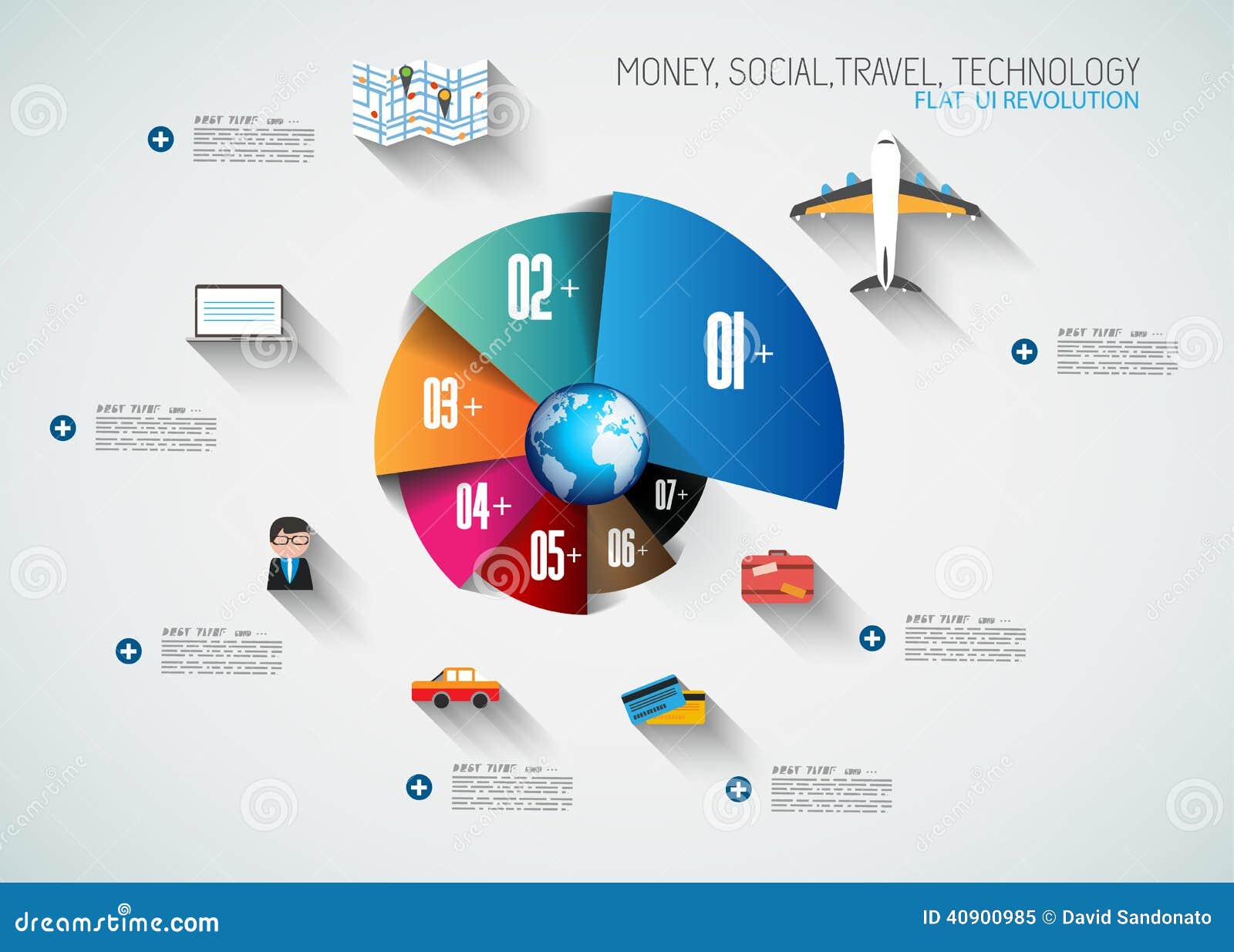 Timeline Infographic Design Template Flast Style Stock Vector ...