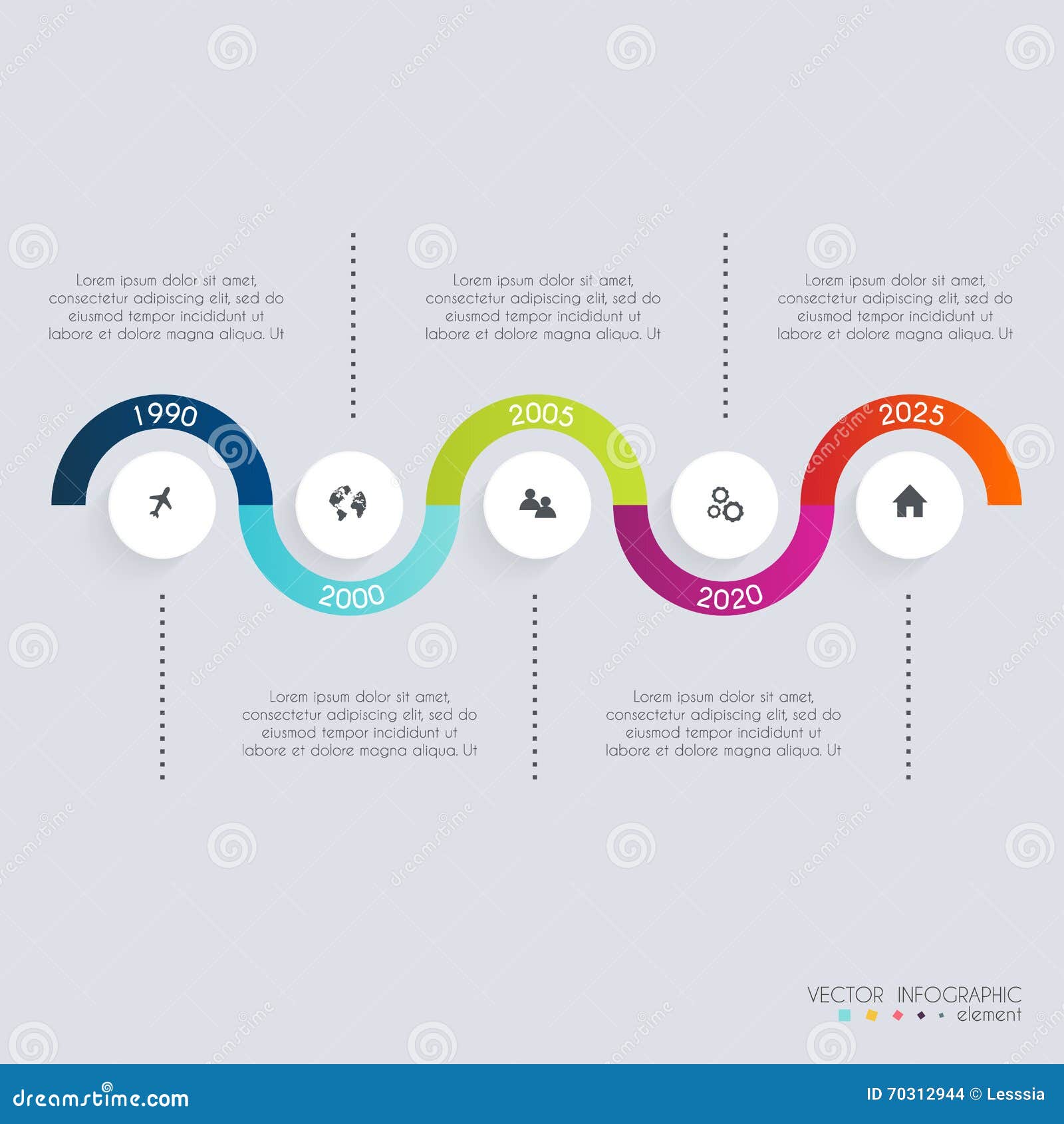 Timeline Infographic Design Templates. Diagrams and Statistics Stock ...