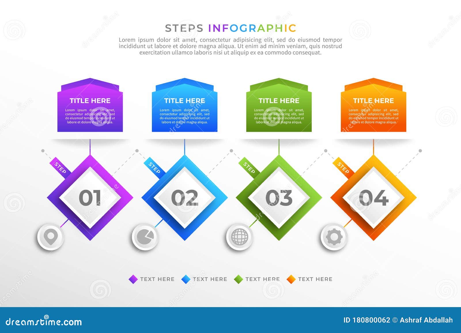 Creative Steps Collection Colorful Business Infographic Template, Can ...